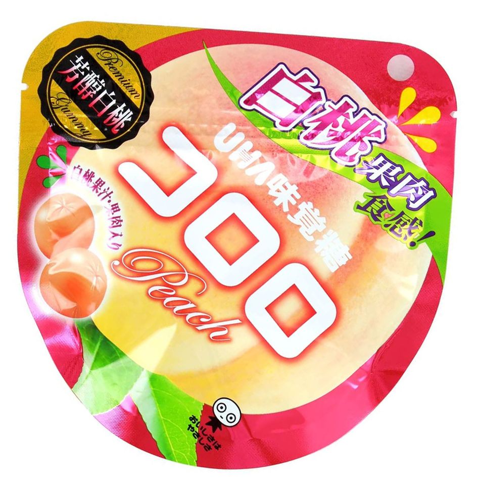 Kẹo dẻo UHA kororo vị đào 48g-Hàng Nhật Bản Thực Phẩm